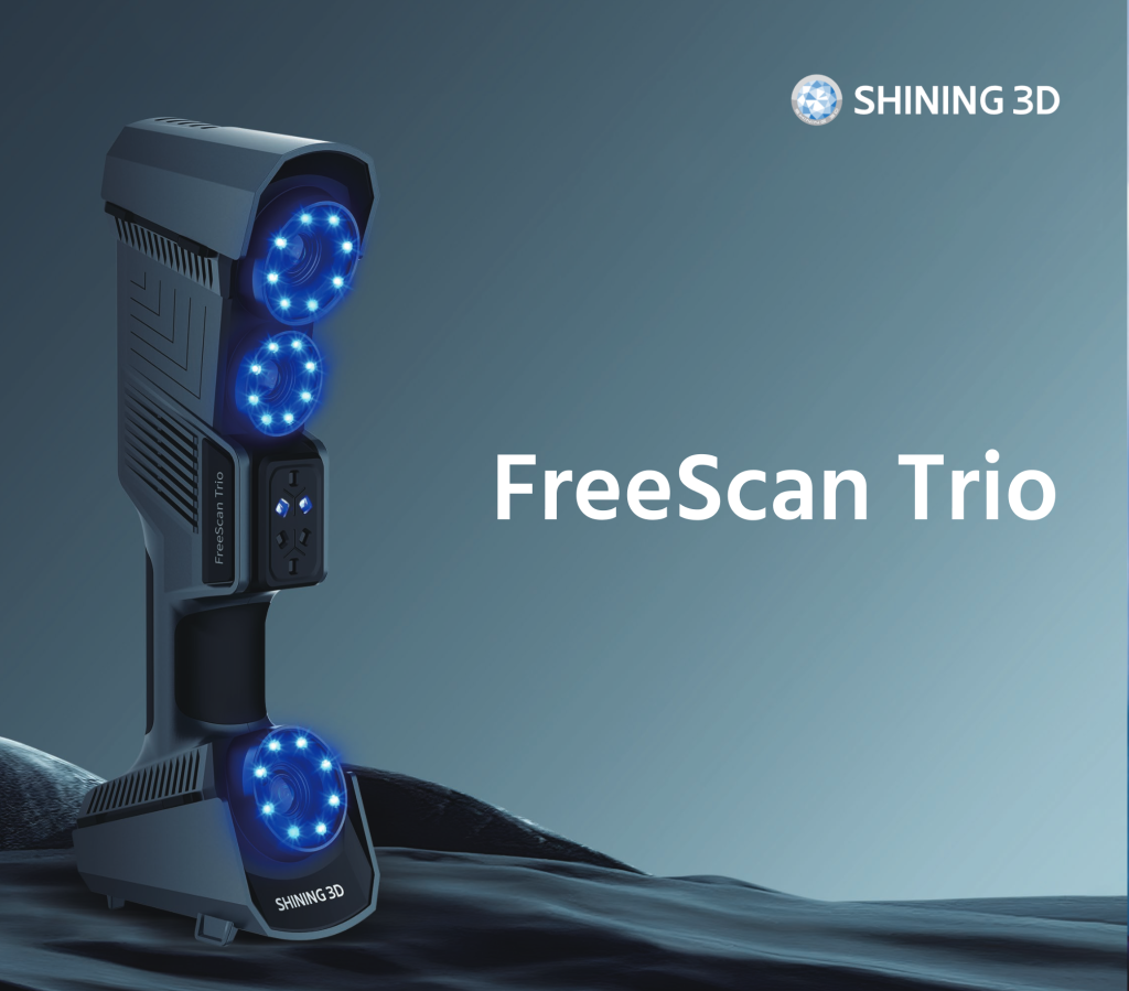 Новый сканер Shining 3D FreeScan Trio: сканирование без границ и маркеров | 3DVision